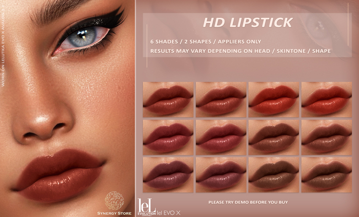 Second Life Marketplace - [SYN] Synergy HD Lips Bend LEL EVO/EVO X
